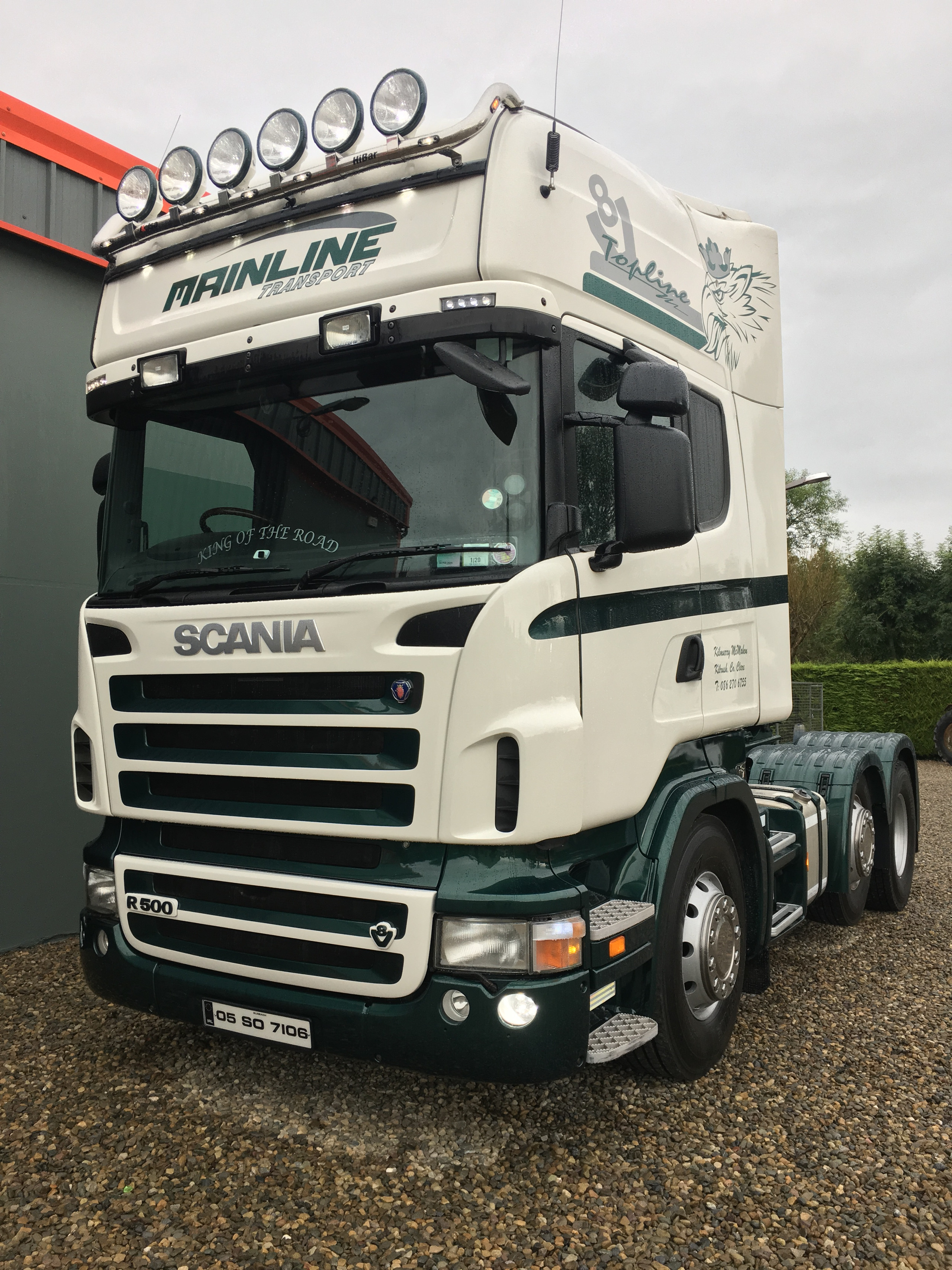 Scania R500 for Mainline Transport - King Truck Styling