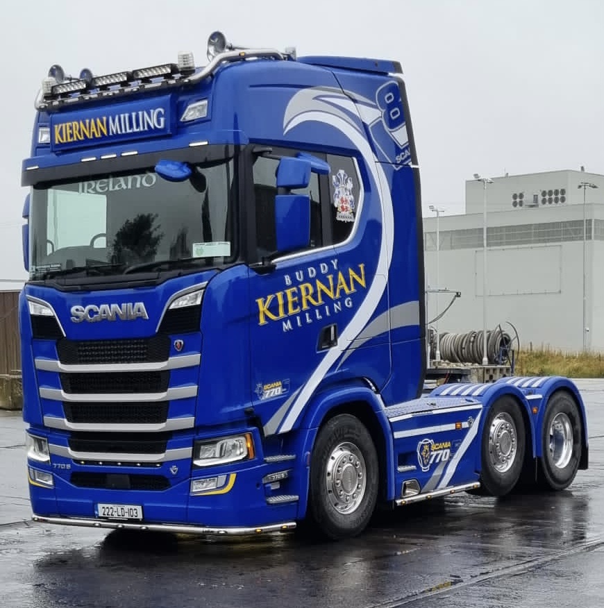New Scania 770S for Kiernan Milling - King Truck Styling