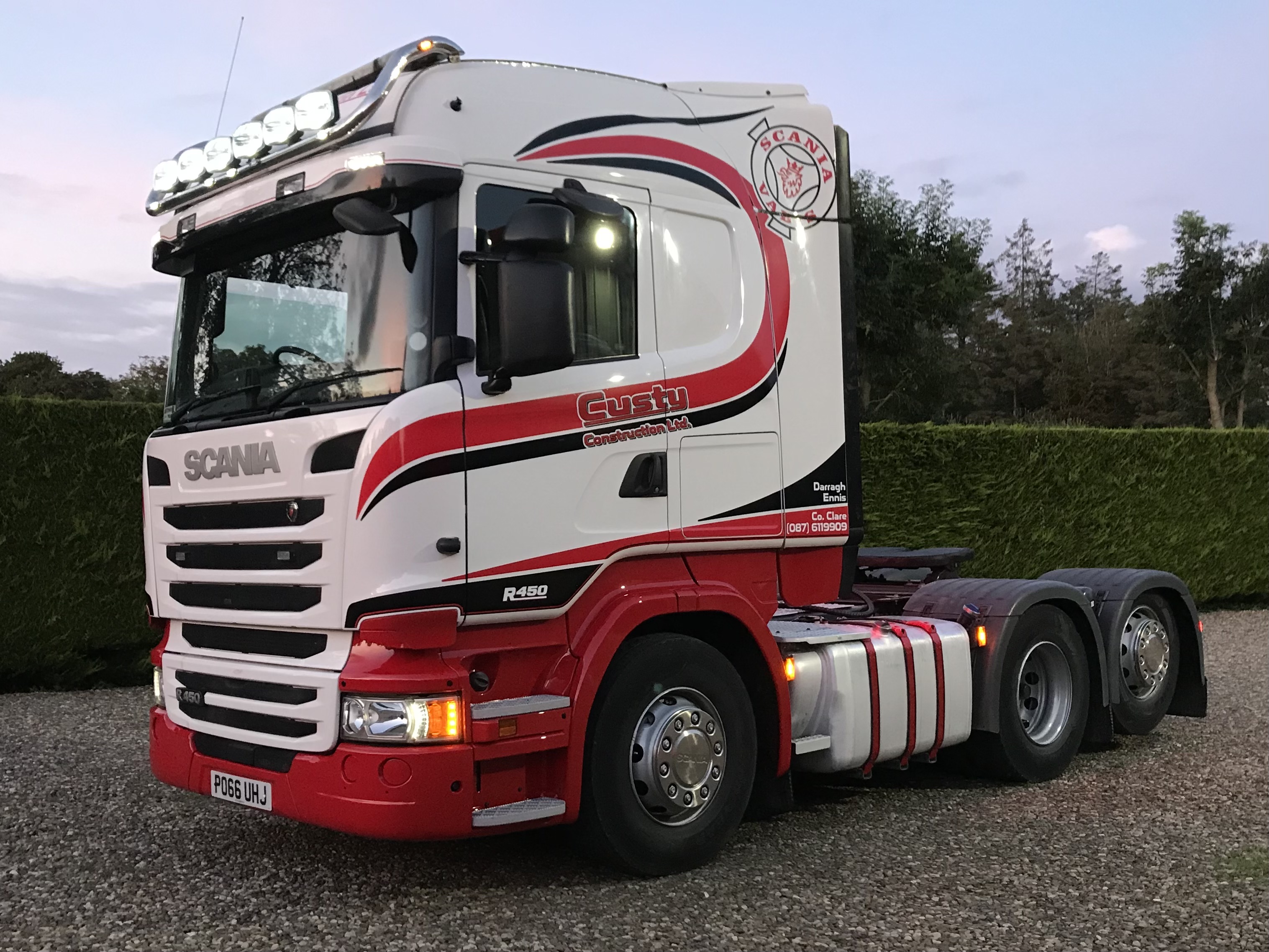 Scania R450 for Custy Construction - King Truck Styling
