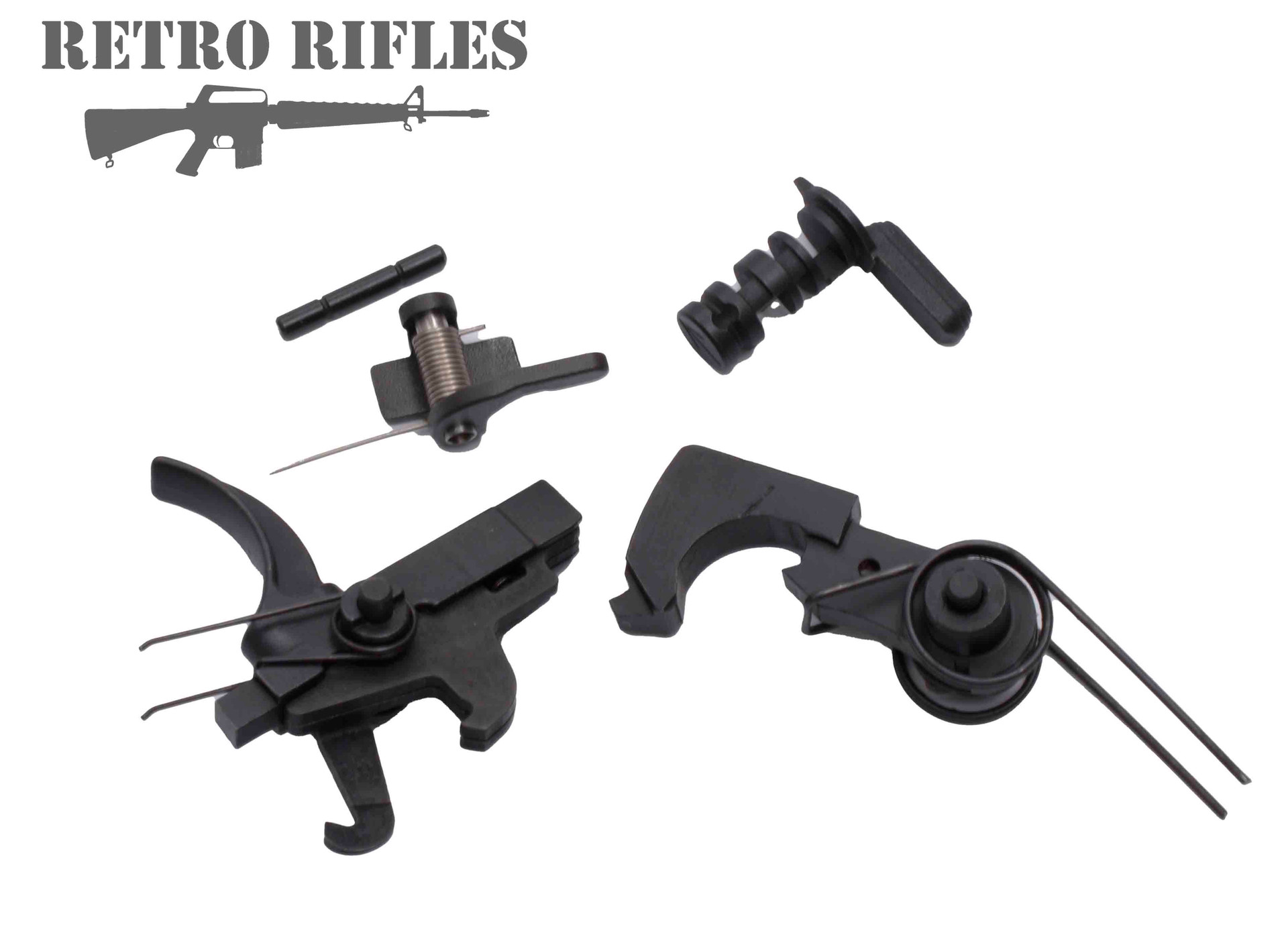 4 Way Full Auto Fire Control Group - Safe / Semi /3rd- Burst / Auto ...