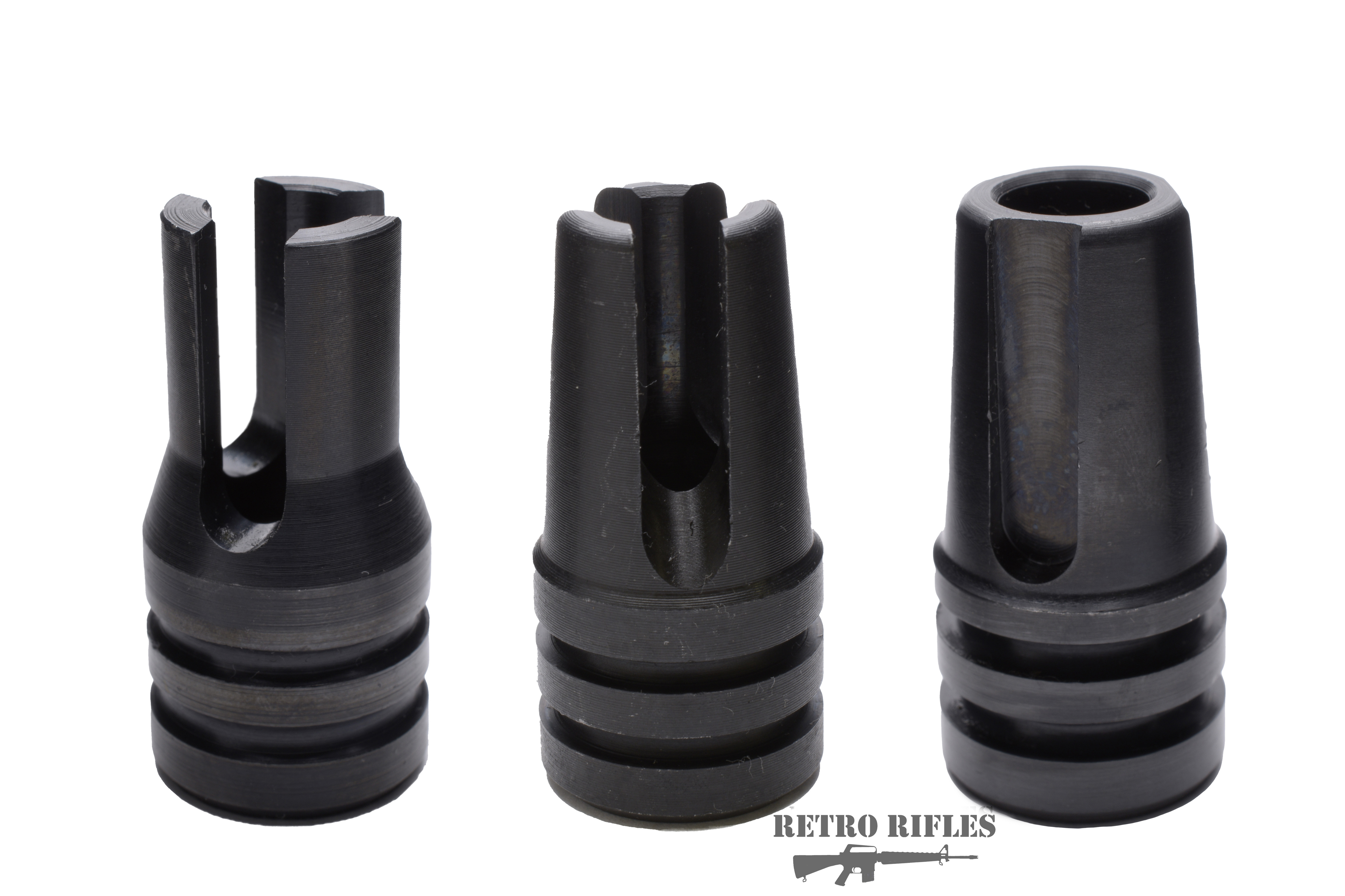 3 Prong Flash Hiders (1960-1983) 223/ 5.56 - Retro Rifles