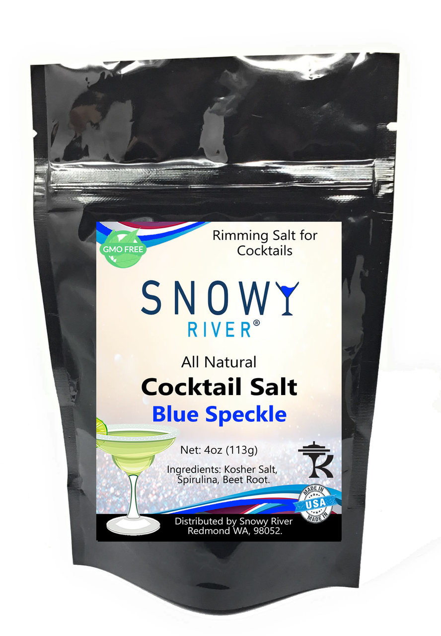 Snowy River Blue Speckle Cocktail Salt (1x1lb), cocktail salts, rimming ...