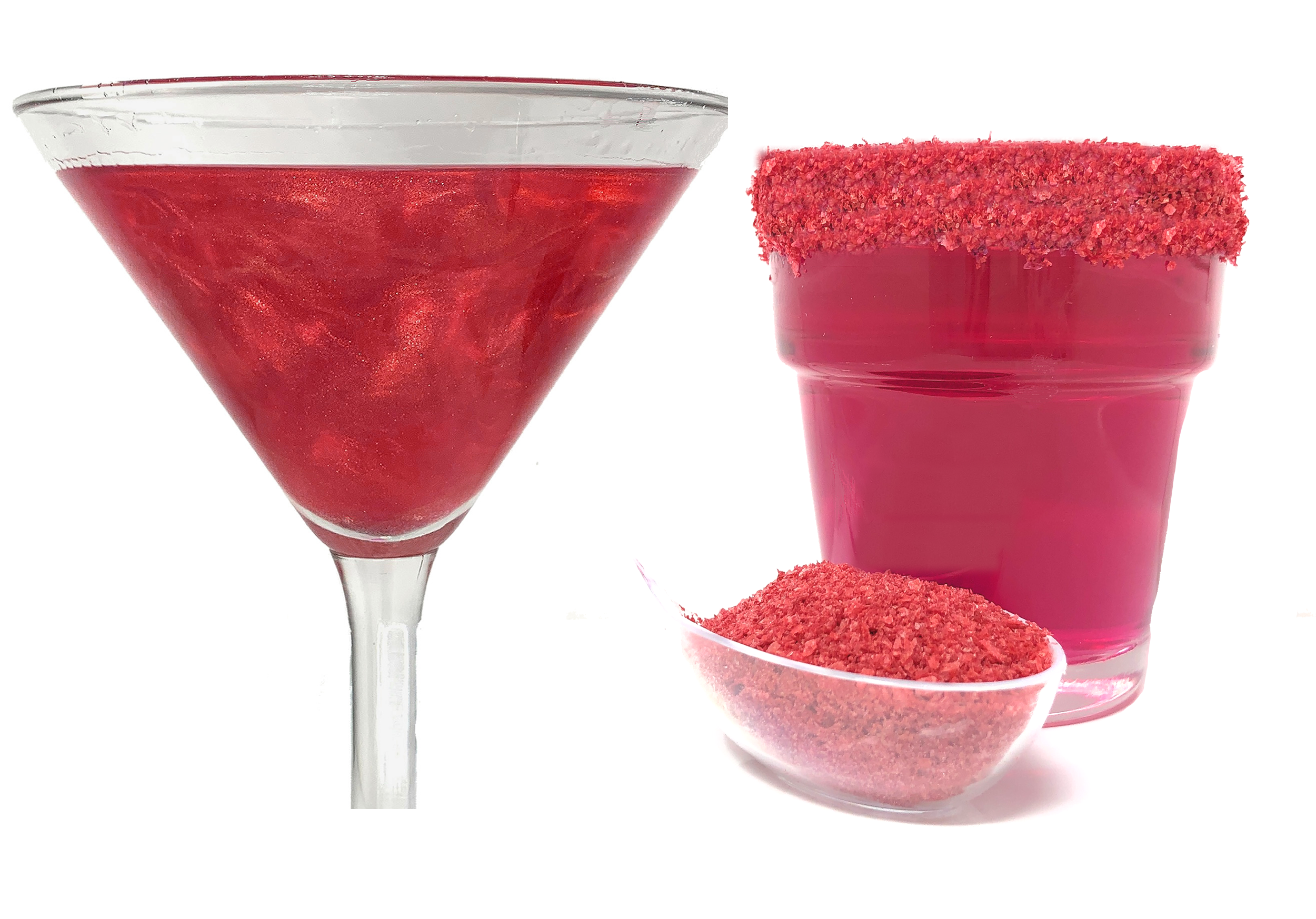 cocktail decorating packs, cocktail glitter packs, cocktail rimmer ...