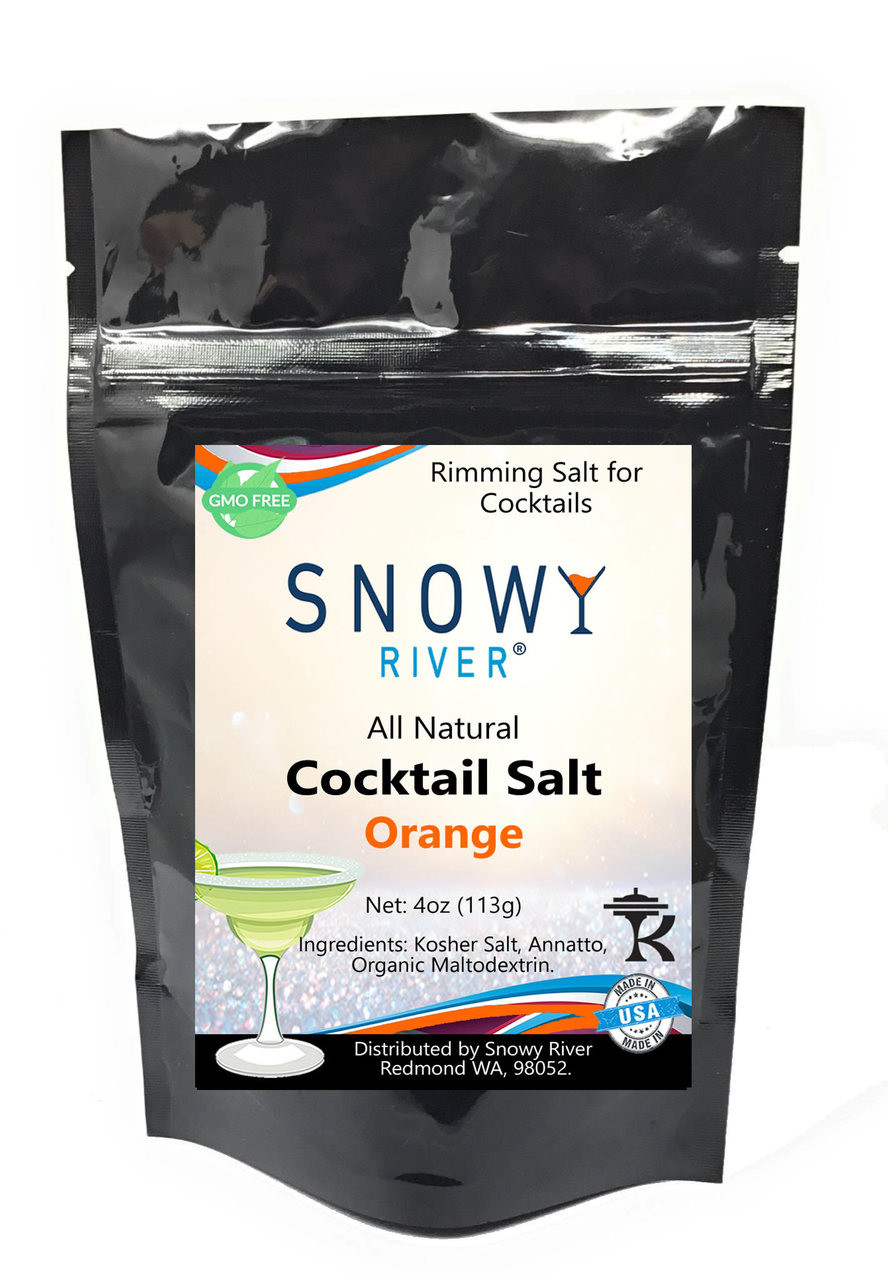 Snowy River Orange Zest Flavored Cocktail Salt ,flavored Salt, cocktail ...