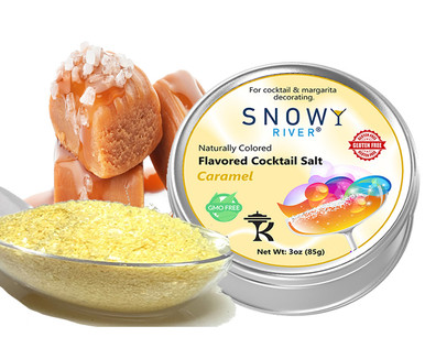 Snowy River Caramel Flavored Cocktail Salt ,flavored Salt, cocktail ...