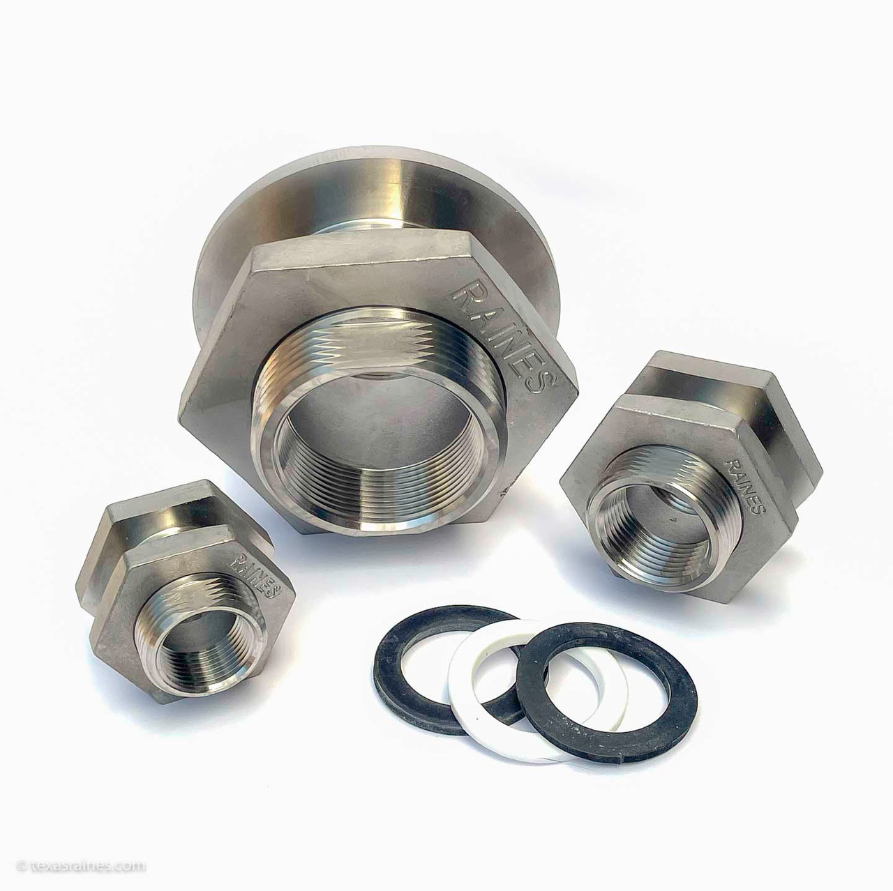 1″ Bulkhead Fitting – 316 Stainless Steel