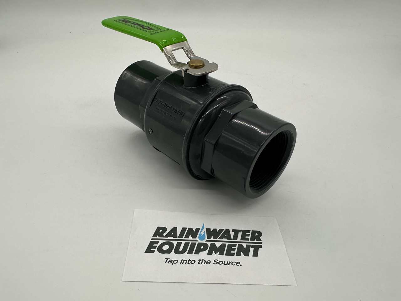 PVC Ball Valve w/ Stainless Steel Handle - Threaded