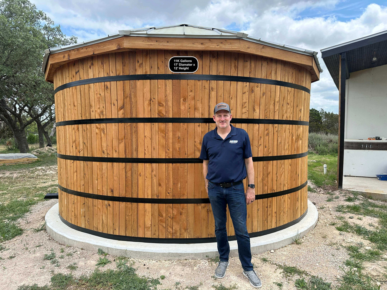 11280 Gallon - Wooden Water Storage Tank