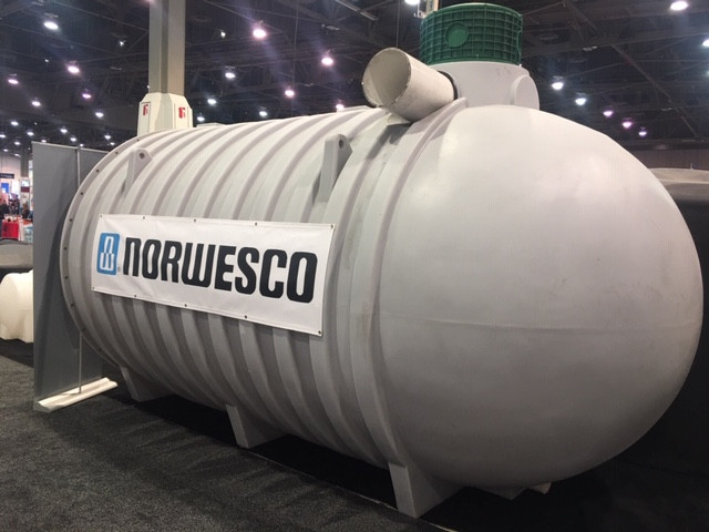 10,000 GALLON BELOW GROUND HDPE CISTERN TANK (45686)