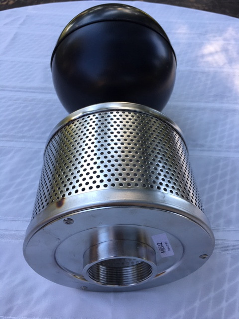 2" Stainless Steel High Flow Floating Filter w/ Hose - Rainwater ...