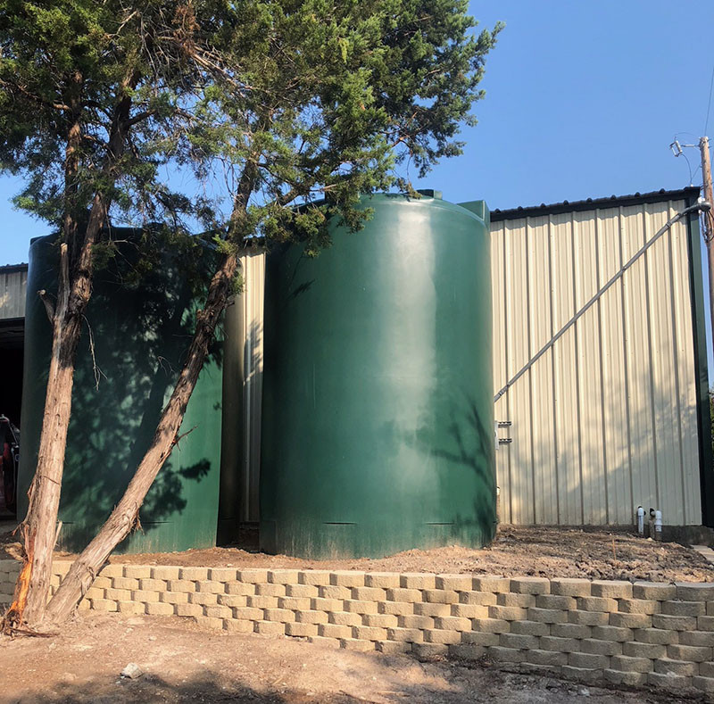 5000 Gallon Water Storage Tank - Tall