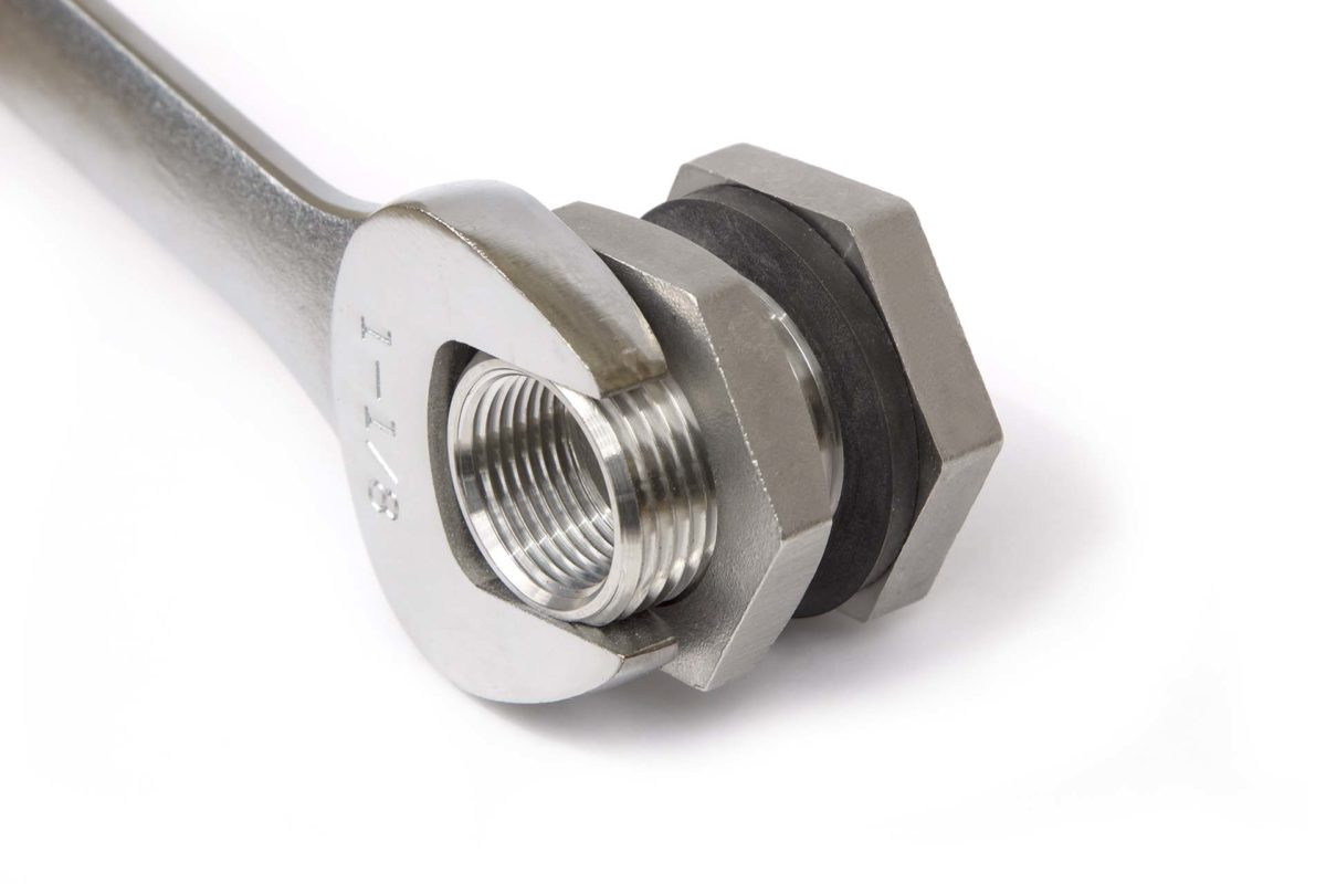 3/4″ Bulkhead Fitting – 316 Stainless Steel