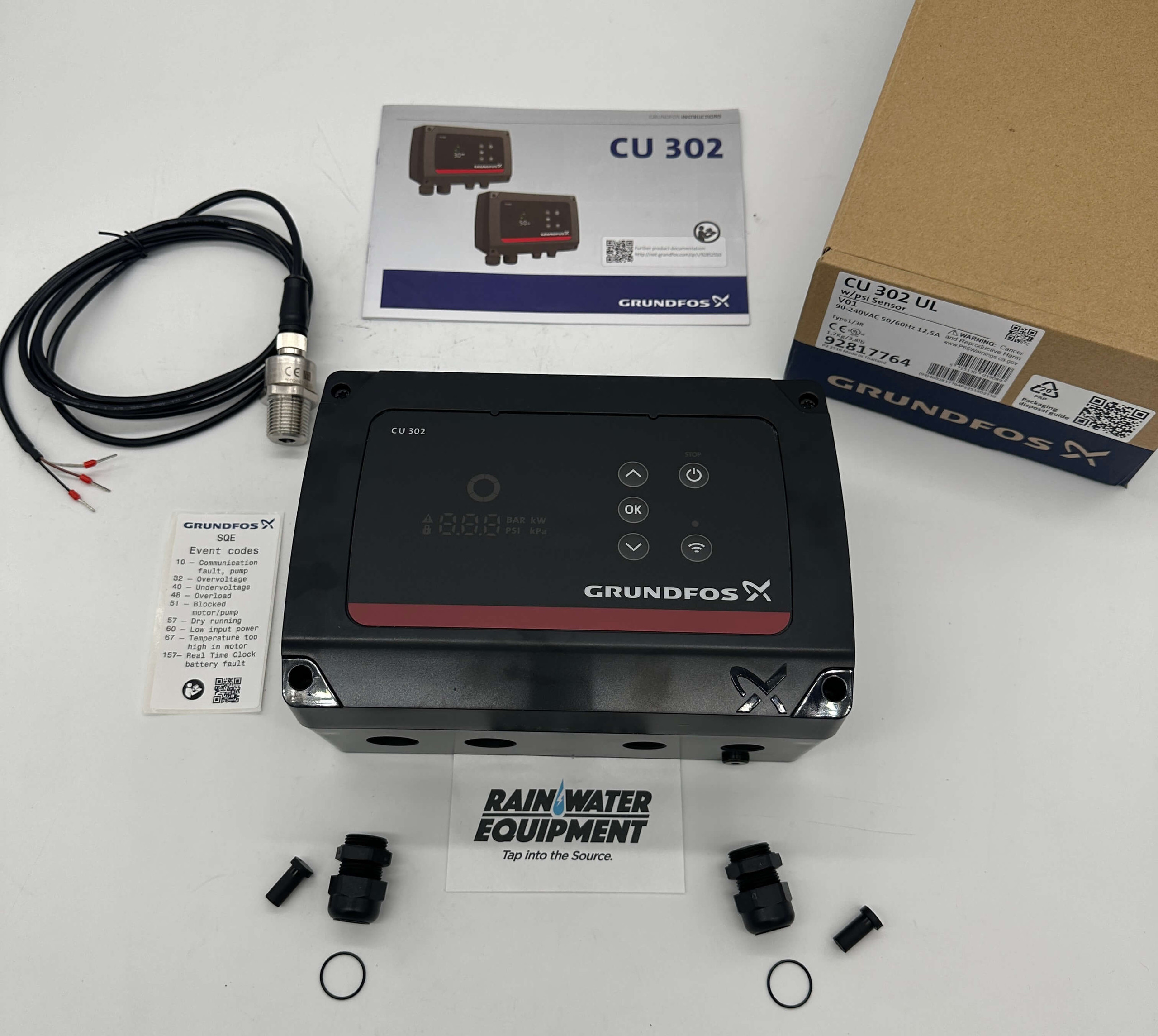 Grundfos CU 302 Controller & Transducer - Constant Pressure Kit