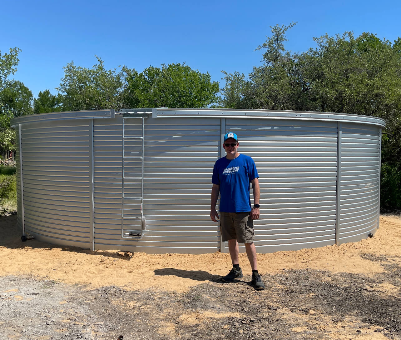 30,000 Gallon - Pioneer Water Storage Tank (26' 4" Diameter x 7' 3" Height)