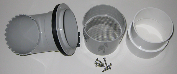 3" Overflow Kit with Stainless Steel Screen