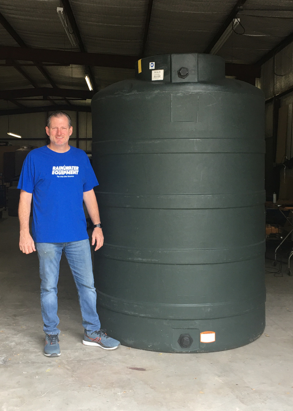 5000 Gallon Poly Water Storage Tank