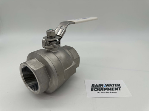 2" Stainless Steel Ball Valve - Lockable