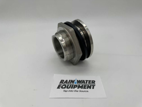 2" Stainless Steel Bulkhead Fitting - Rainwater Equipment LLC