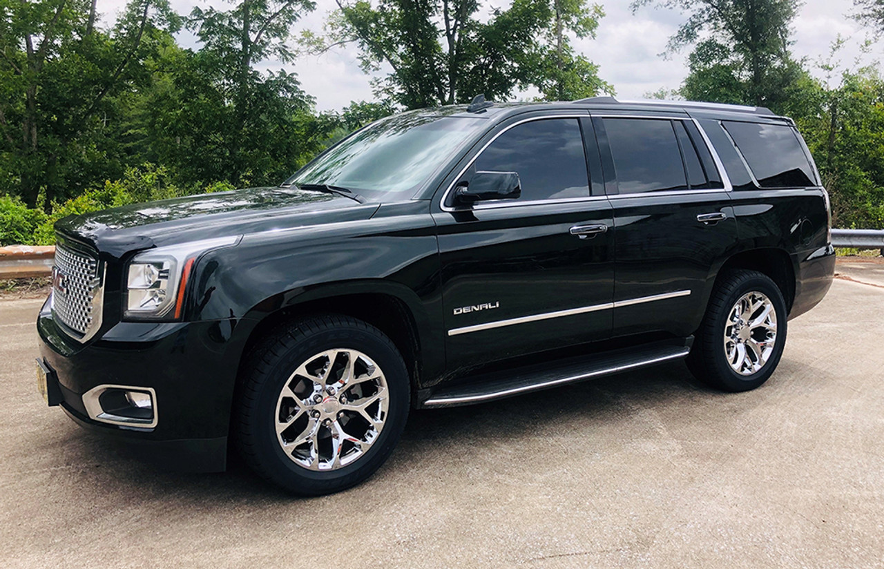 Gmc Snowflake Chrome 20 Wheels With Goodyear Tires