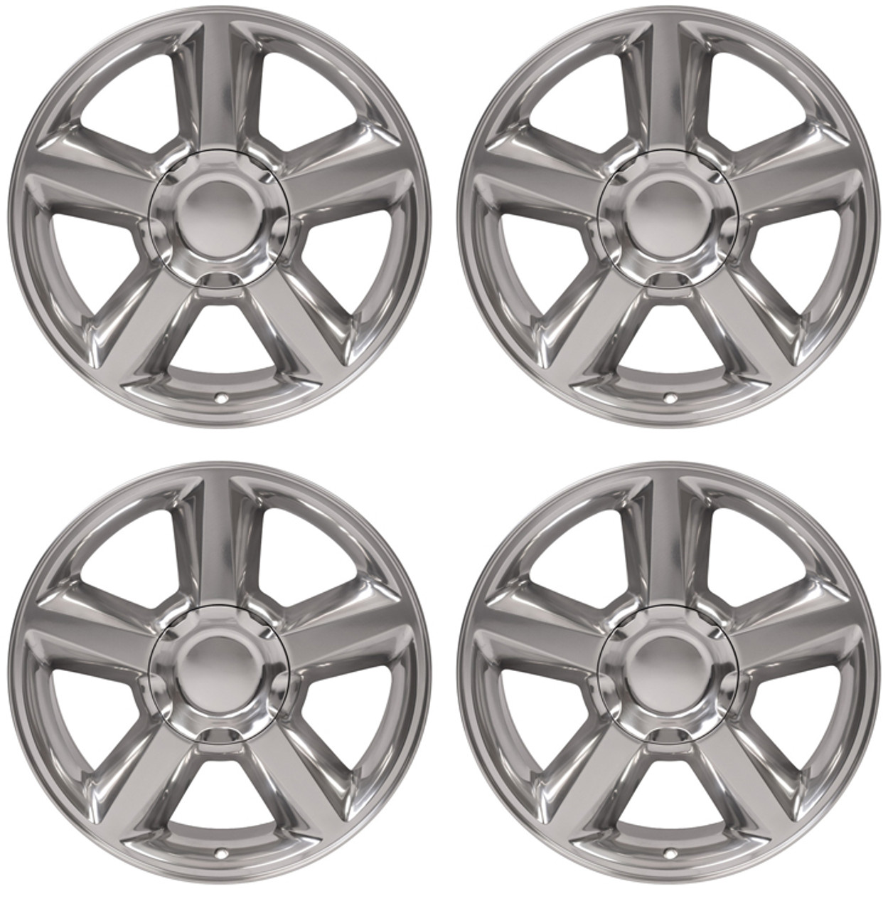 Chevy Polished 20 Old Style Ltz Wheels With Highway Tread Tires