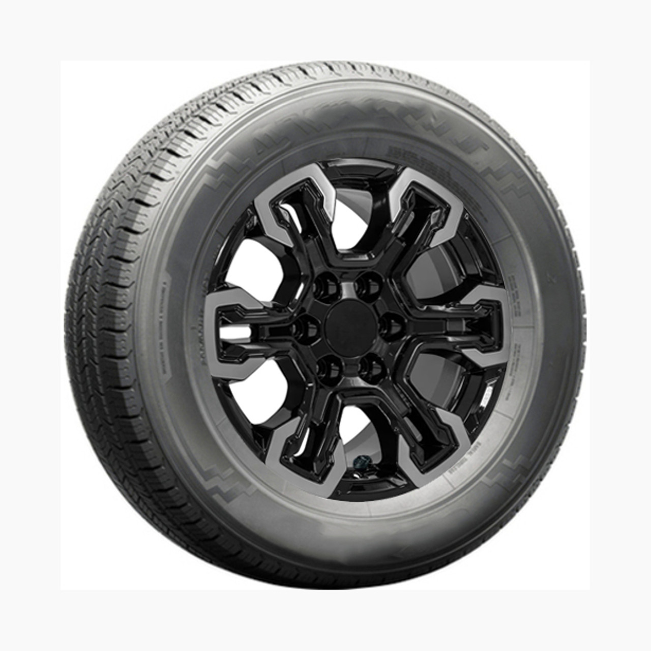 Split Spoke Zr2 Style Black And Machine 18 Wheels With All Season Tires