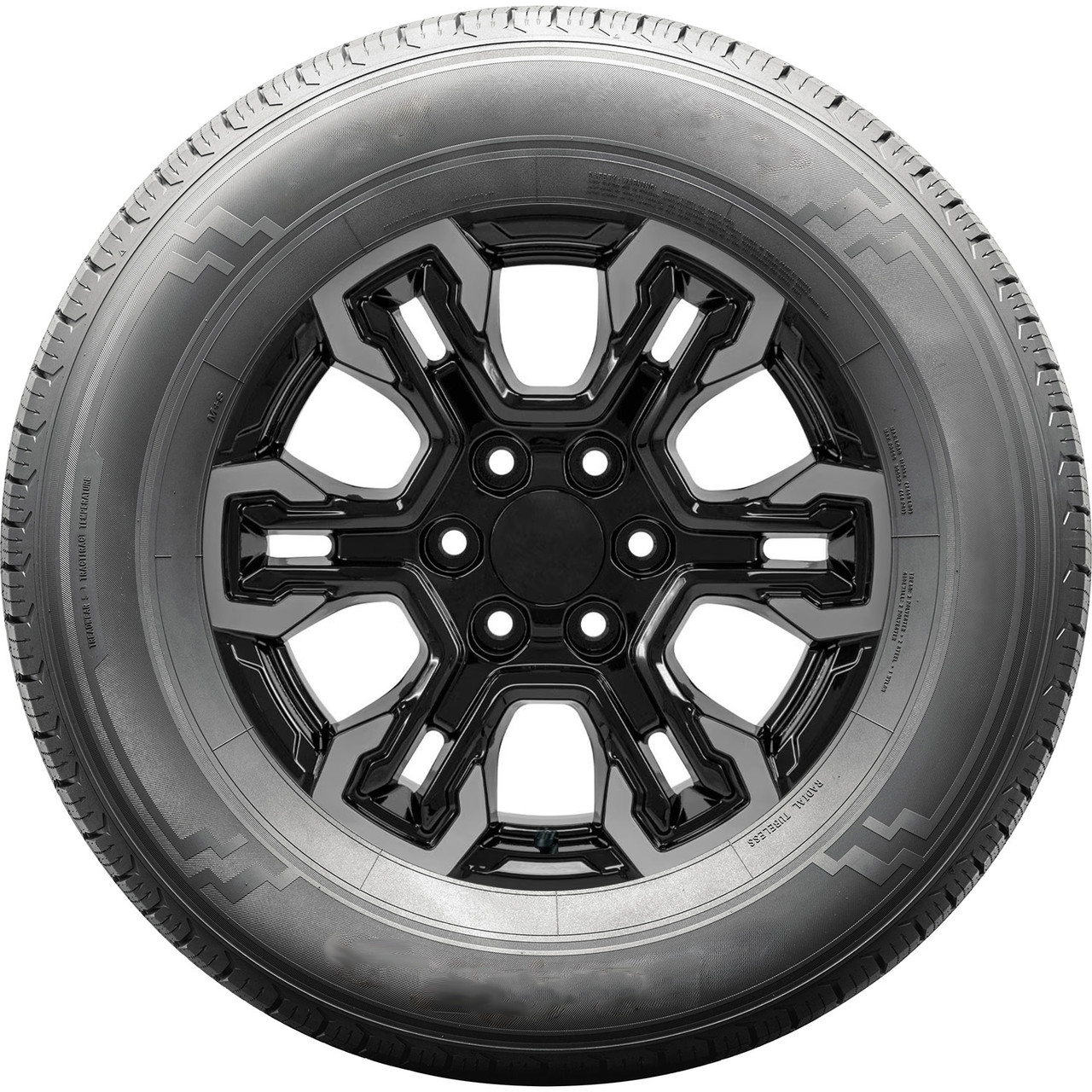 Split Spoke Zr2 Style Black And Machine 18 Wheels With All Season Tires