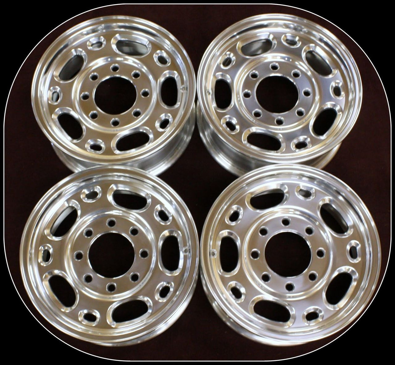 Chevy And GMC 2500 HD 2001 2010 Polished Eight Lug 16 Wheels Chevy And GMC 2500 HD 2001 2010 Polished Eight Lug 16 Wheels