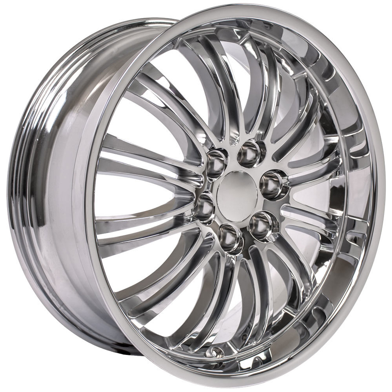 Cadillac Escalade Chrome 22 Twelve Split Spoke Wheels With Goodyear Tires
