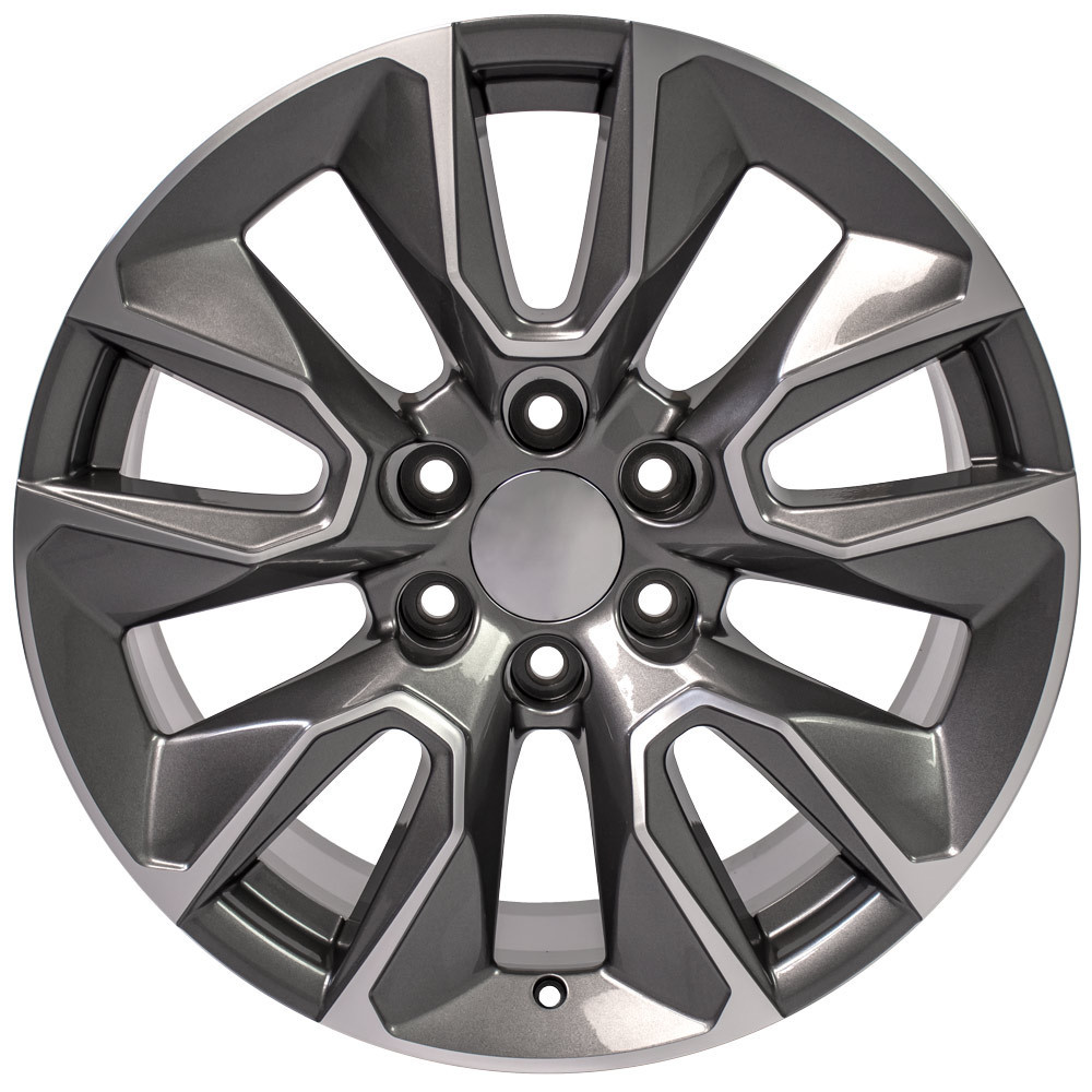 Chevy style Gunmetal and Machine RST 20 Inch Wheels