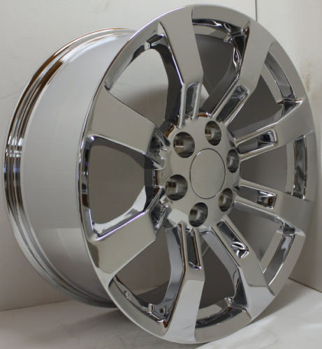 Chevy Eight Spoke Chrome 20 Inch Wheels