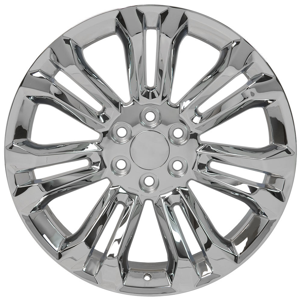 GMC Style New Style Chrome Split Spoke 22 inch Wheels Rims