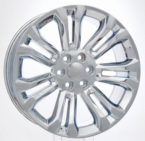 Gmc Style New Style Chrome Split Spoke 22 Inch Wheels Rims