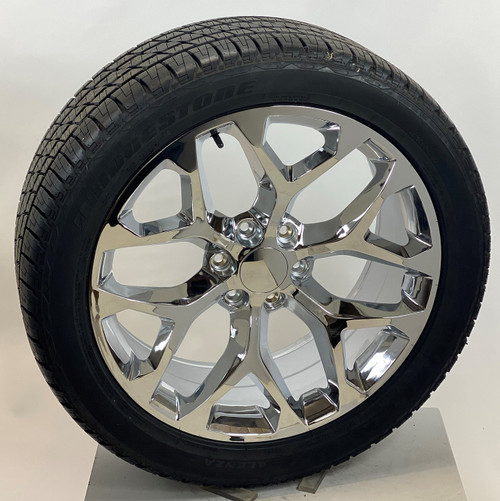 Gmc 22 Inch Chrome Snowflake For Sierra Yukon Denali