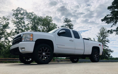 Chevy Gloss Black Milled Edge Snowflake 20 Inch Wheels