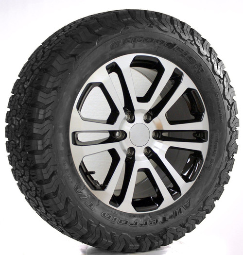 Chevy Split Spoke Chrome 20 Wheels With 2755520 Bfg Ko2 At Tires
