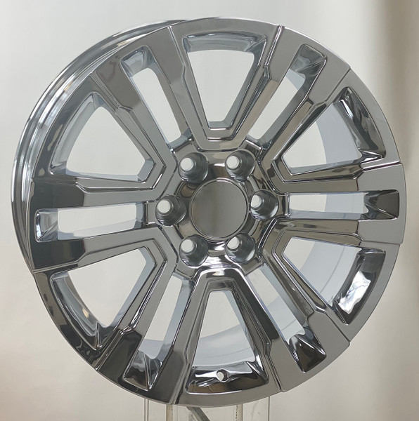 Chevy Chrome 20 Inch Denali Style Split Spoke Wheels