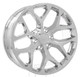 GMC 20 Inch Chrome Snowflake Wheels for Sierra, Yukon, Denali