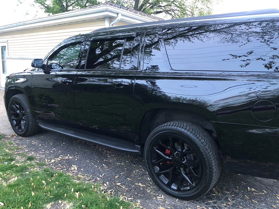 Chevy Style Gloss Black Snowflake 22 inch Wheels