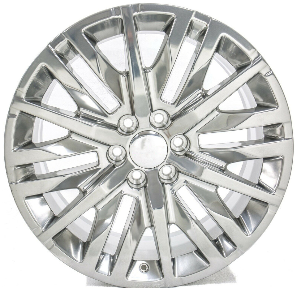 GMC Polished 22 Inch Multi Spoke Wheels