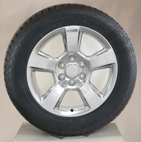 Chevy New Style LTZ Polished 20" Wheels With Highway Tread Tires