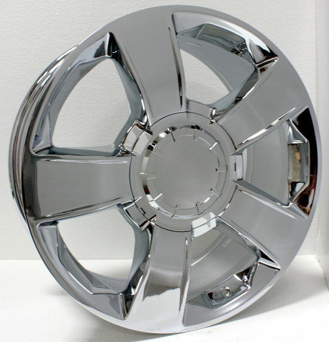 20 Inch Chrome Five Spoke Big Cap GM Replica Wheels