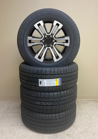 GMC Black and Machine Denali Style Split Spoke 20" Wheels With Goodyear ...