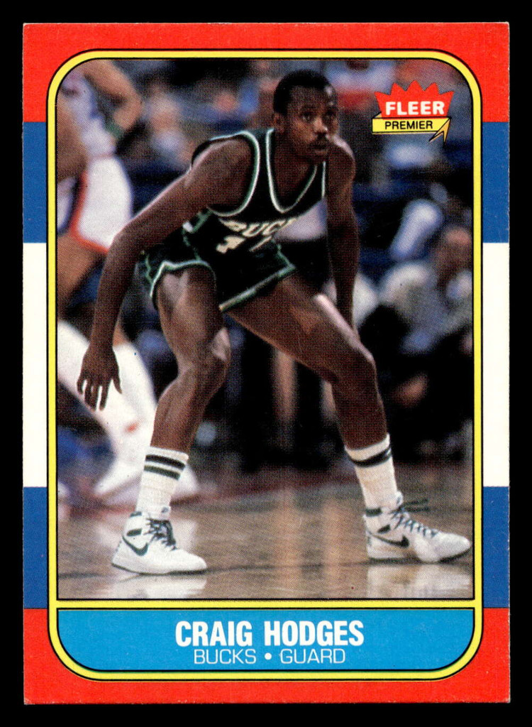 1986-87 Fleer #47 Craig Hodges Near Mint RC Rookie Basketball ID ...
