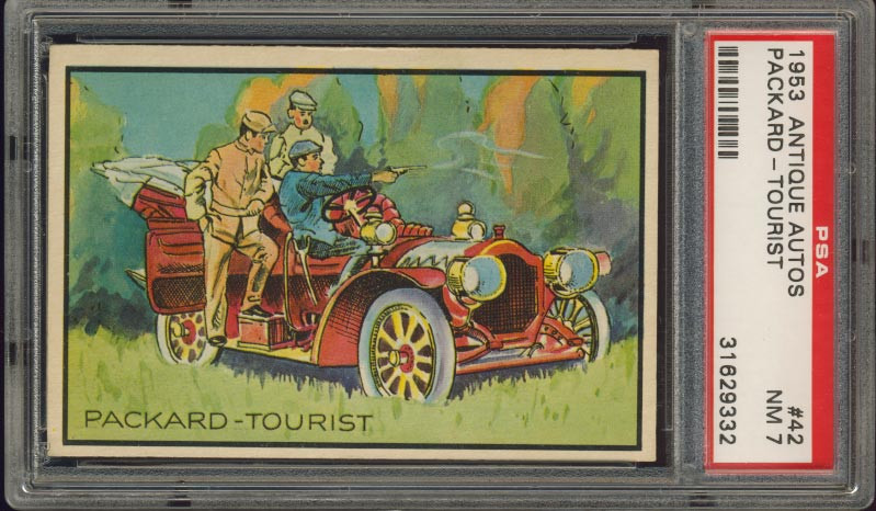 1953 ANTIQUE AUTOS #42 PACKARD-TOURIST PSA 7 NM #*sku2444 - Scottsdale ...