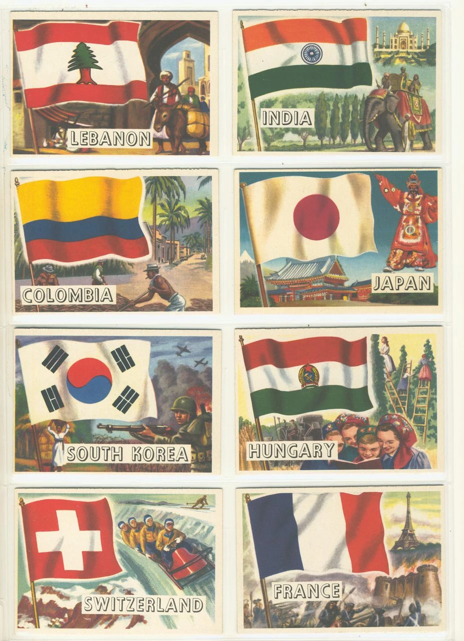 1956 Topps Flags Of The World Set 80 #* - Scottsdale Cards