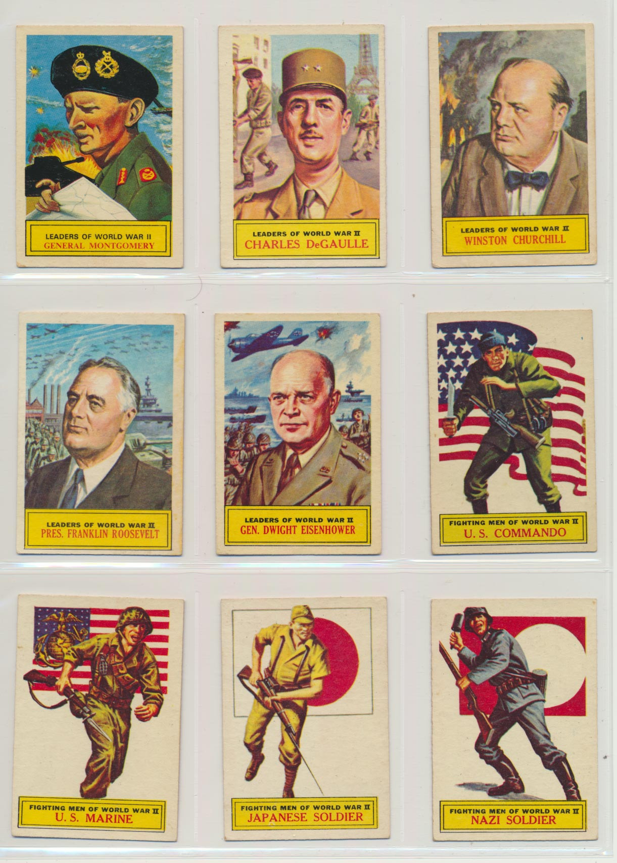 1965 ABC Battle 65/73 Cards Great Britain (Mid-Grade) #* sku2289 ...