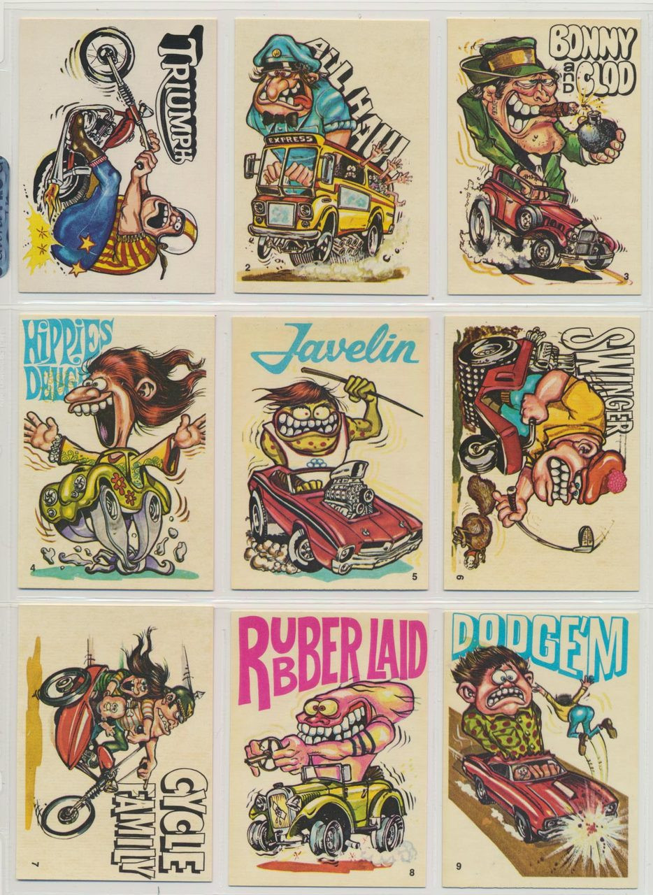 1970 Donruss R824-8 Odder Odd Rods Set 66 #* - Scottsdale Cards 2021