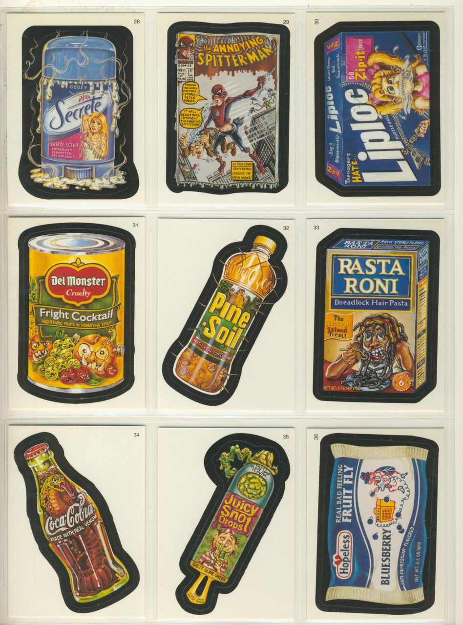 2005 Topps Wacky Packages Series 3 Set 55 Stickers With 4 Magnets, 5 ...