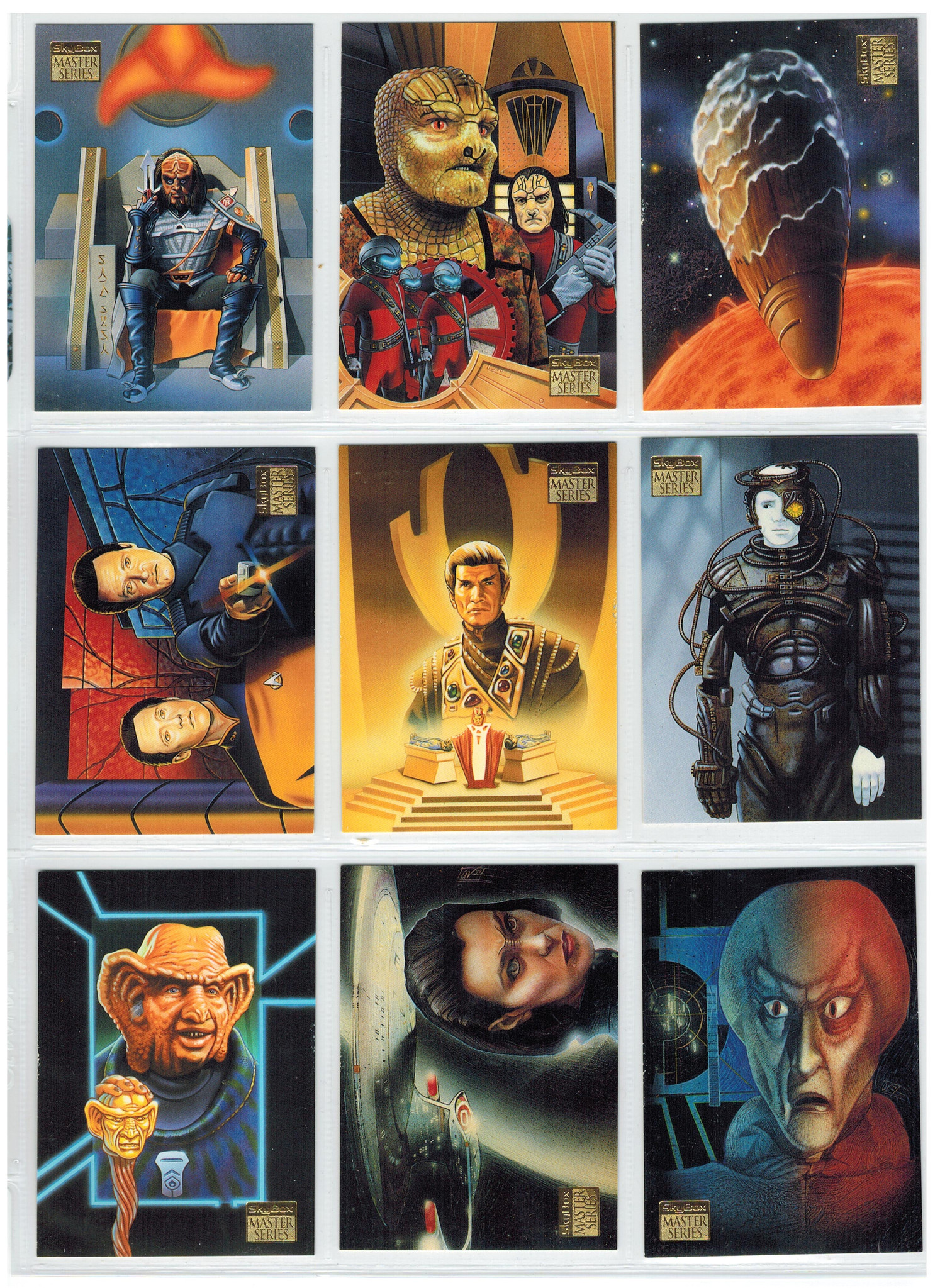 1994 Skybox Master Series Star Trek Deep Space 9 Set 140 ...