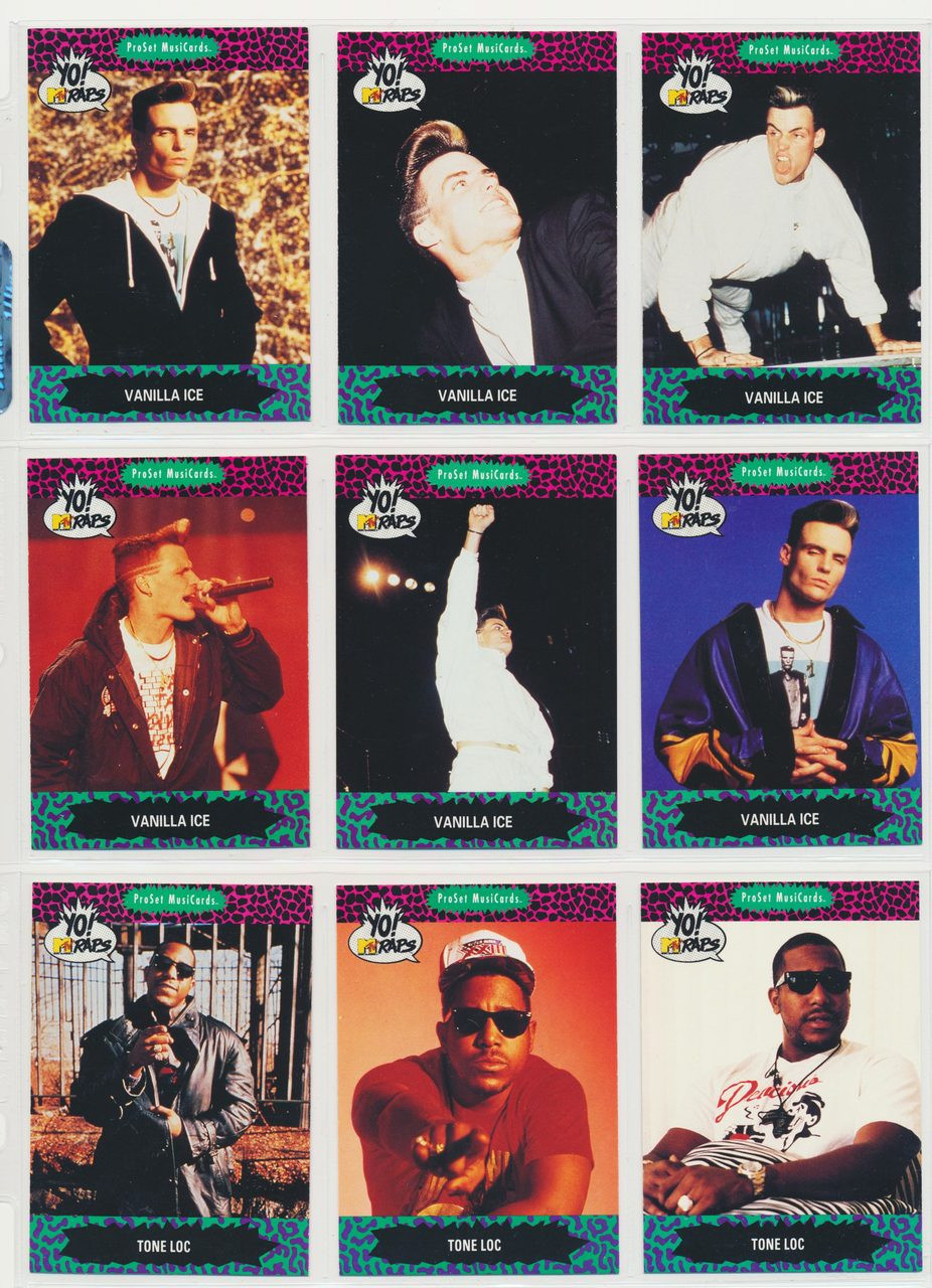 1991 Pro Set Yo! MTV Raps Series 1 Set 100 #* - Scottsdale Cards 2021